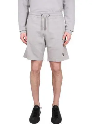 PARAJUMPERS Casual Cotton Bermuda Shorts With Drawstring Waistband - Grey