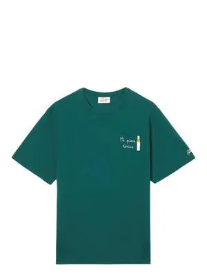 MC2 SAINT BARTH Graphic Cotton T-shirt - Green