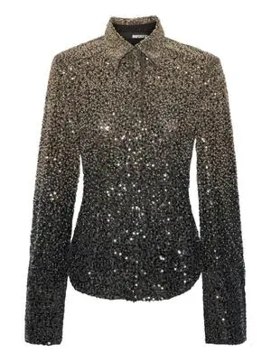 ROTATE BY BIRGER CHRISTENSEN Sequined Shirt - Multicolour