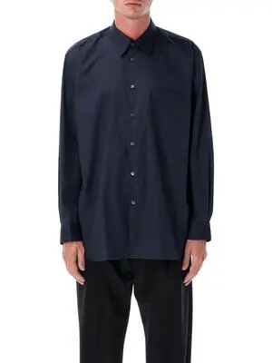 Comme Des Garçons Cotton Shirt - Blue