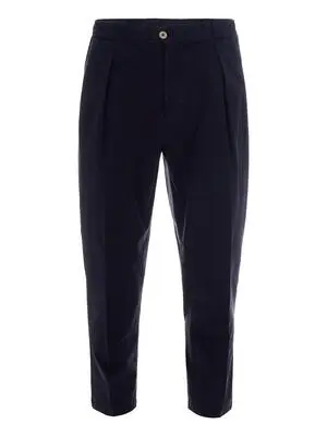 BRIGLIA Chino Trousers Stylish And Comfortable - Blu