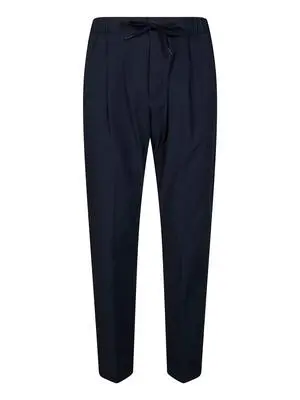 Herno Technical Elasticated Trousers - Blu