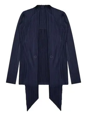Issey Miyake Pleated Jacket - Blue
