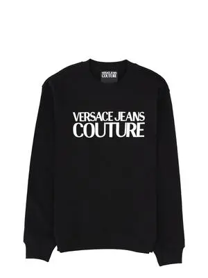 Versace Logo Sweatshirt - Black