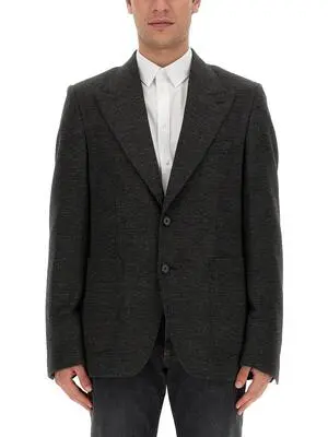 DOLCE & GABBANA DOLCE & GABBANA Glen Plaid Stretch Jersey Jacket