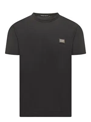 Dolce & Gabbana Logo Patch T-shirt - Nero