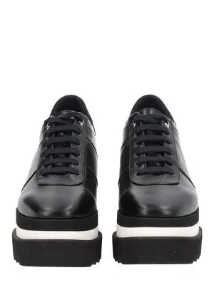 Stella McCartney Sneak-elyse Platform Lace-up Sneakers - Black