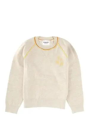 MARANT ETOILE Loriby" Crewneck T-shirt - Grey