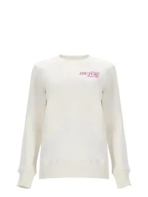 Versace Printed Cotton Sweatshirt - Ivory