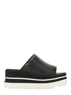Stella McCartney Platform Sole Slip-on Sandals - Black