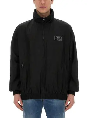 Dolce & Gabbana Zip-up Hooded Jacket - Black