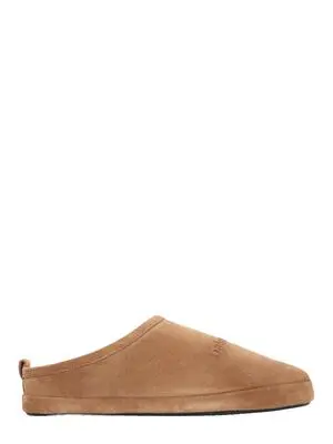 Balenciaga Calfskin Slip-on Slipper - Brown