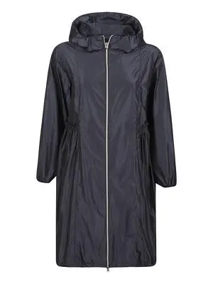 HERNO HERNO Long Sleeve Ruffled Hooded Parka