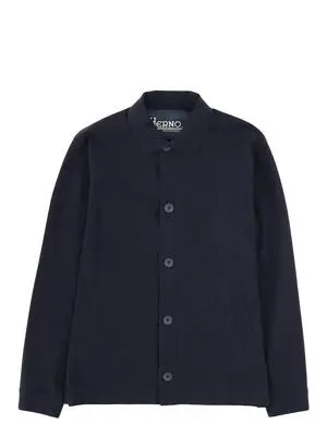 Herno Light Scuba Shacket - Blue