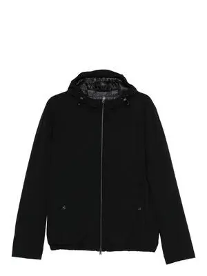 Herno Zip-up Hooded Jacket - Nero