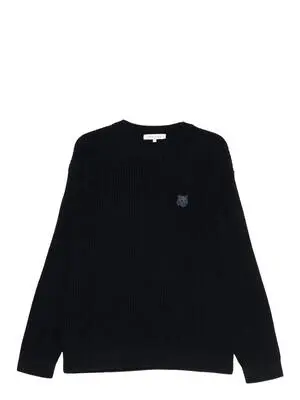 Maison Kitsuné Ribbed Cotton Jumper - Classynavy
