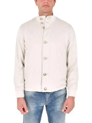 Herno Stand Collar Bomber Jacket - Chantilly