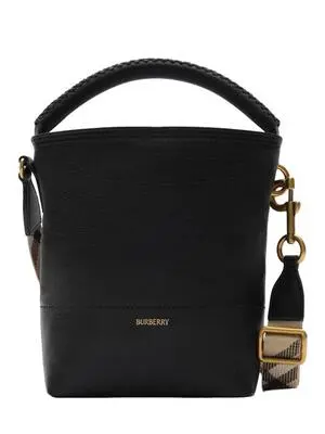 Burberry Mini B Clip Bucket Bag - Black