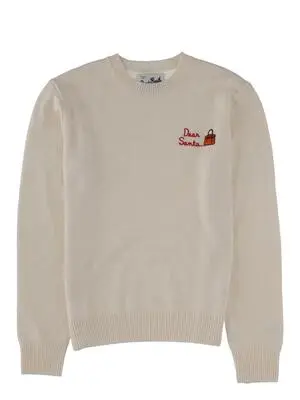 MC2 SAINT BARTH Embroidered Crewneck Sweater - Ivory