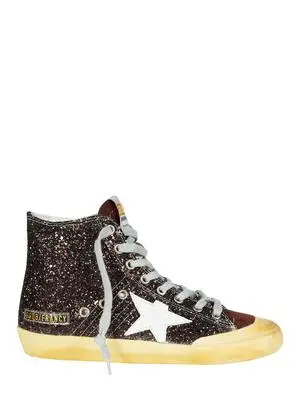 GOLDEN GOOSE GOLDEN GOOSE Super-Star High-Top Sneakers Rosso