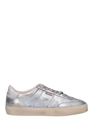 GOLDEN GOOSE Premium Leather Sneakers - Silver