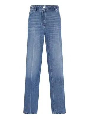 Versace Tailored High-waisted Jeans - Blue
