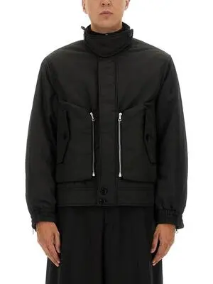 Dries Van Noten Tailored Jacket With Stand Collar - Black