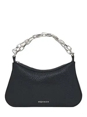 Alexander McQueen Mini T-bar Pouch Handbag - Blcksilver