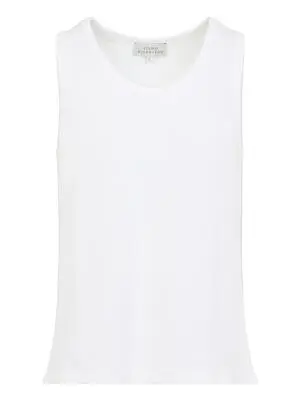 Studio Nicholson Razim Ribbed Vest - White
