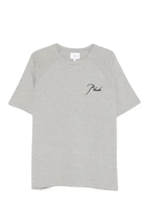 Rhude Classic Raglan Tee For - Heathergre