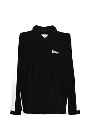 Rhude Raven Pullover Sweater - Blackfwhit