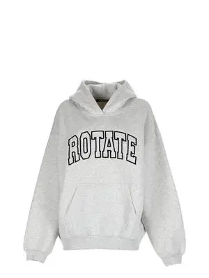 ROTATE BY BIRGER CHRISTENSEN Organic Cotton Hoodie - Grey