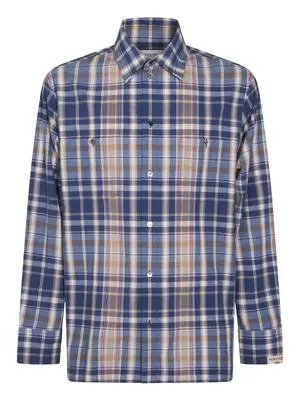 GOLDEN GOOSE Classic Collar Checkered Shirt - Multicolor