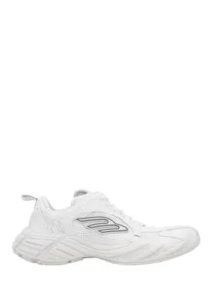 Balenciaga Monday" Calf Leather Sneakers - Grey