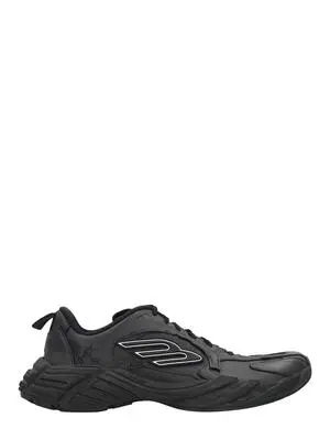 Balenciaga Monday" Lace-up Sneakers - Black