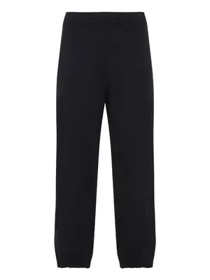 LANVIN Logo-appliqué Track - Black