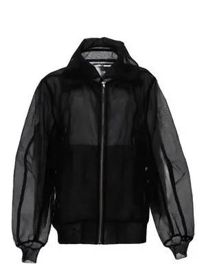 RICK OWENS RICK OWENS Sheer Hooded Zip-Front Jacket