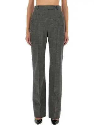 Alexander McQueen Wool Trousers - Grey