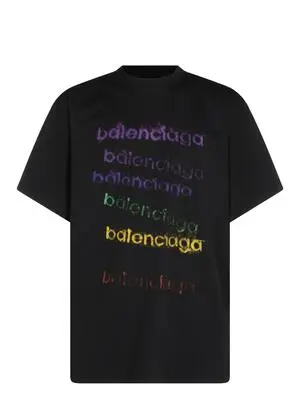 Balenciaga Oversized T-shirt - Black