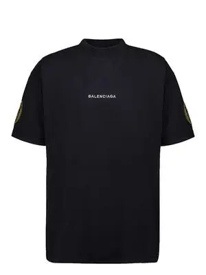 Balenciaga Logo Graphic T-shirt - Black