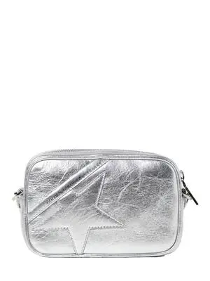 GOLDEN GOOSE Mini Star Crossbody Bag - Silver