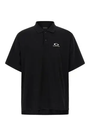 Balenciaga Short Sleeve Regular Polo - Black