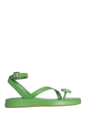 GIA BORGHINI Rosie 18 Gia/rhw Leather Sandals - Green