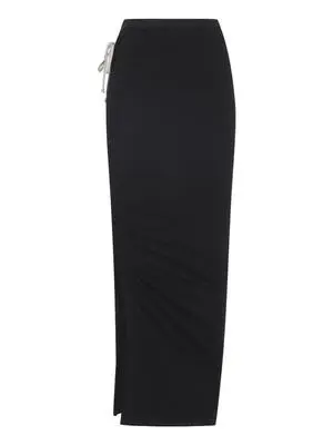 Rick Owens Edfu Knee Skirt - Black