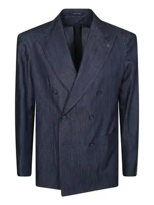 TAGLIATORE TAGLIATORE Cotton Double-Breasted Jacket