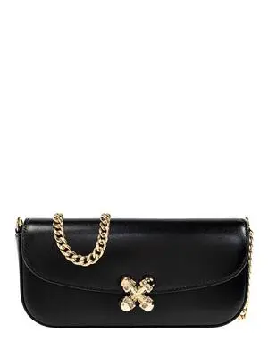 Alexander McQueen Small Skull Flower Bag - Black