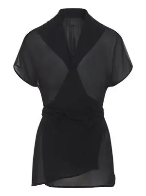 RICK OWENS RICK OWENS Silk Wrap Top