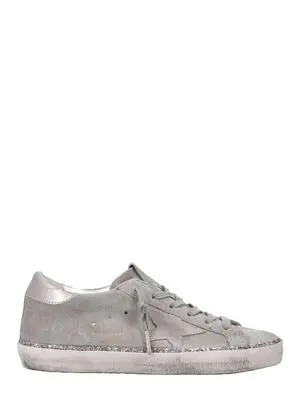 GOLDEN GOOSE GOLDEN GOOSE Distressed Suede Star Low-Top Sneakers