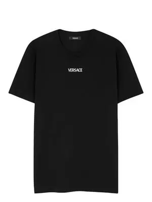 Versace Signature Logo T-shirt Size - Black