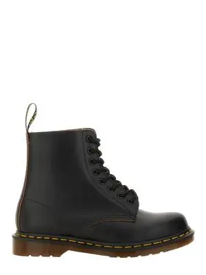 Dr. Martens 1460 Vintage Made In England Lace Up Boots - Black